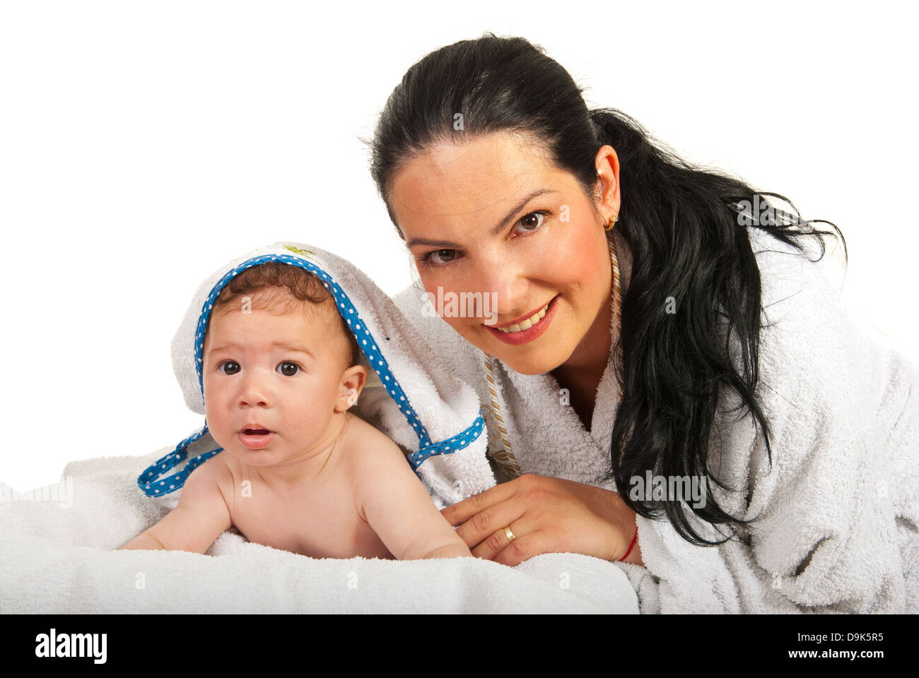 Mom bathing son hi-res stock photography and images - Alamy