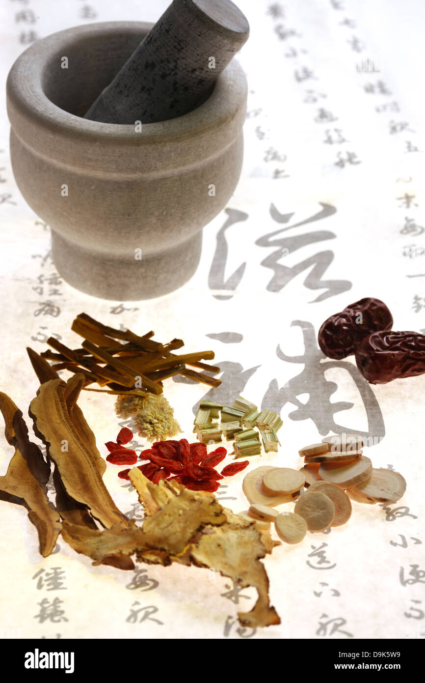 Chinese herbal medicine,traditional culture Stock Photo - Alamy