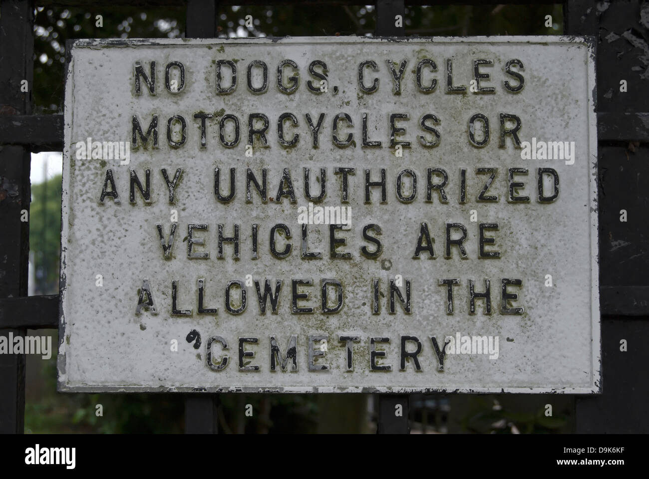 Regulation of cemeteries hi-res stock photography and images - Alamy