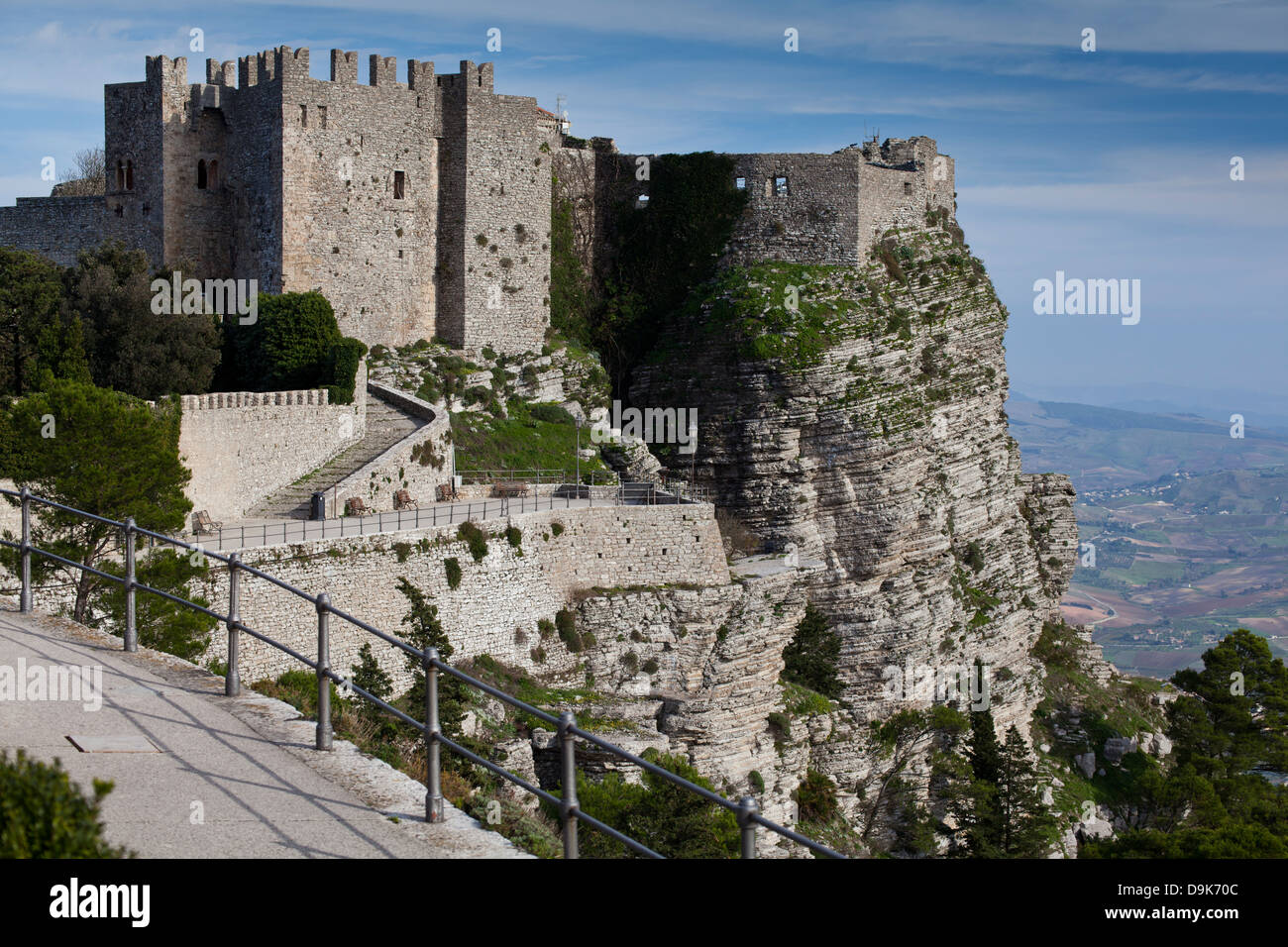 Venus Castle in Erice, Sicily Stock Photo - Alamy