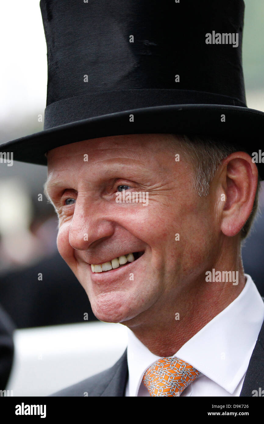 Ascot, UK. 20th June, 2013. Kevin Darley (Ex-Jockey) in portrait ...