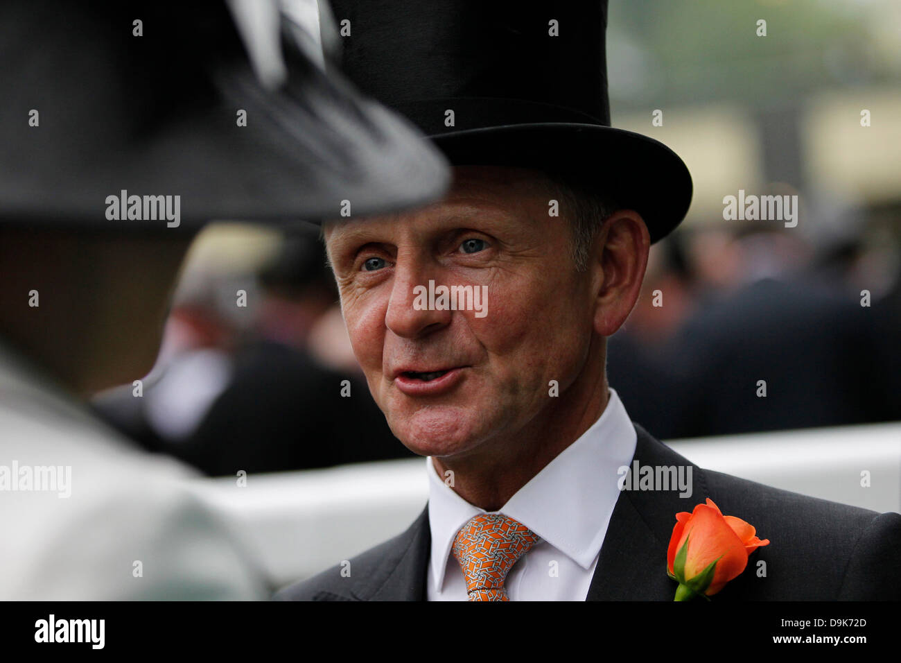 Ascot, UK. 20th June, 2013. Kevin Darley (Ex-Jockey) in portrait ...