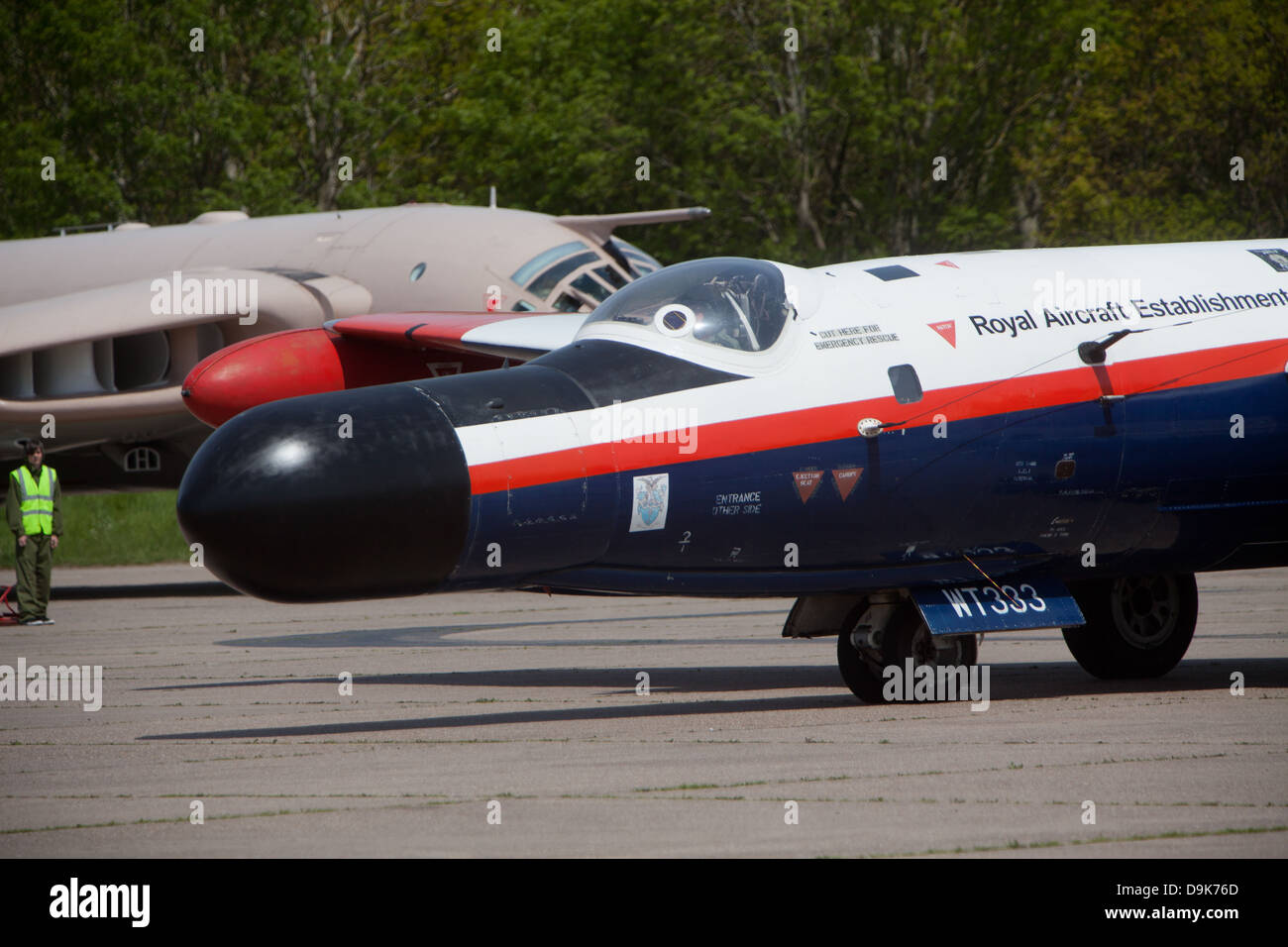 Canberra Cold war 1960s RAF aircraft at Bruntingthorpe airfield ...