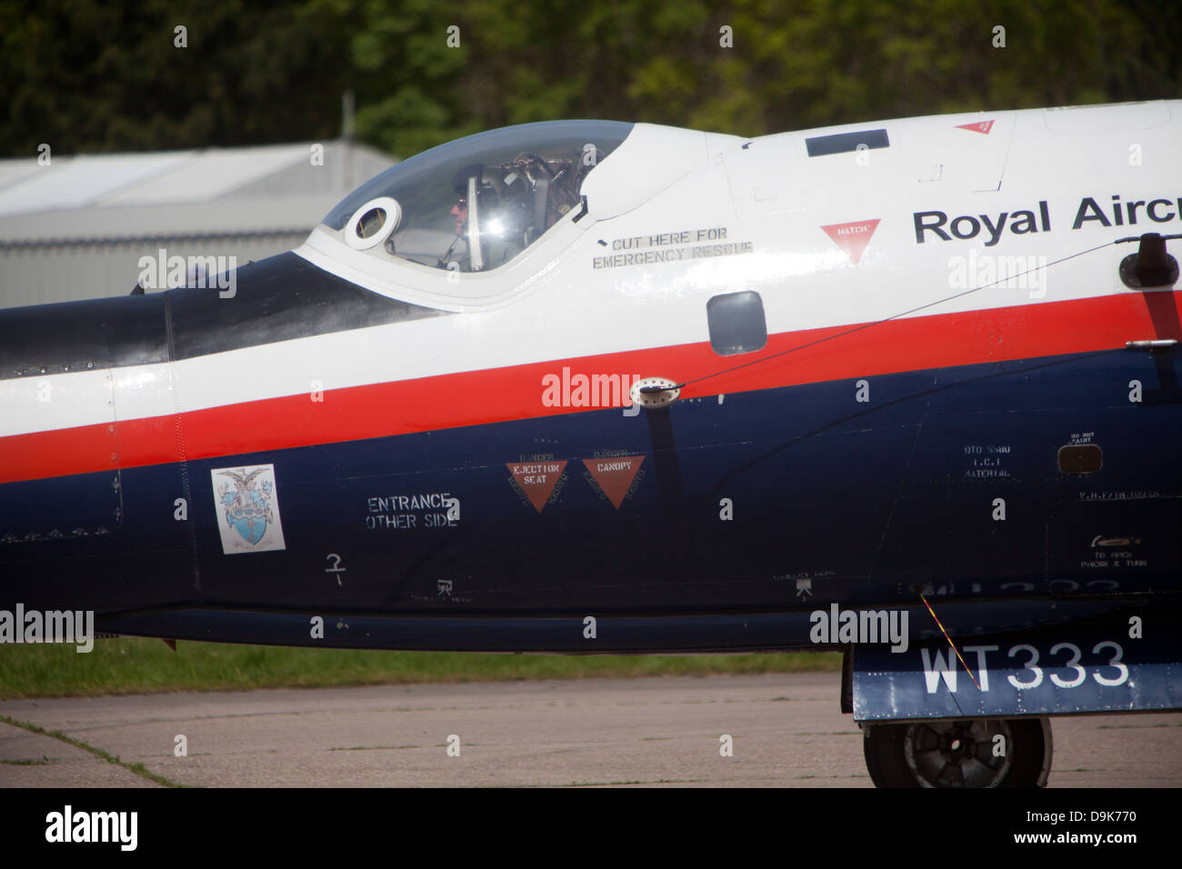 Canberra Cold war 1960s RAF aircraft at Bruntingthorpe airfield ...