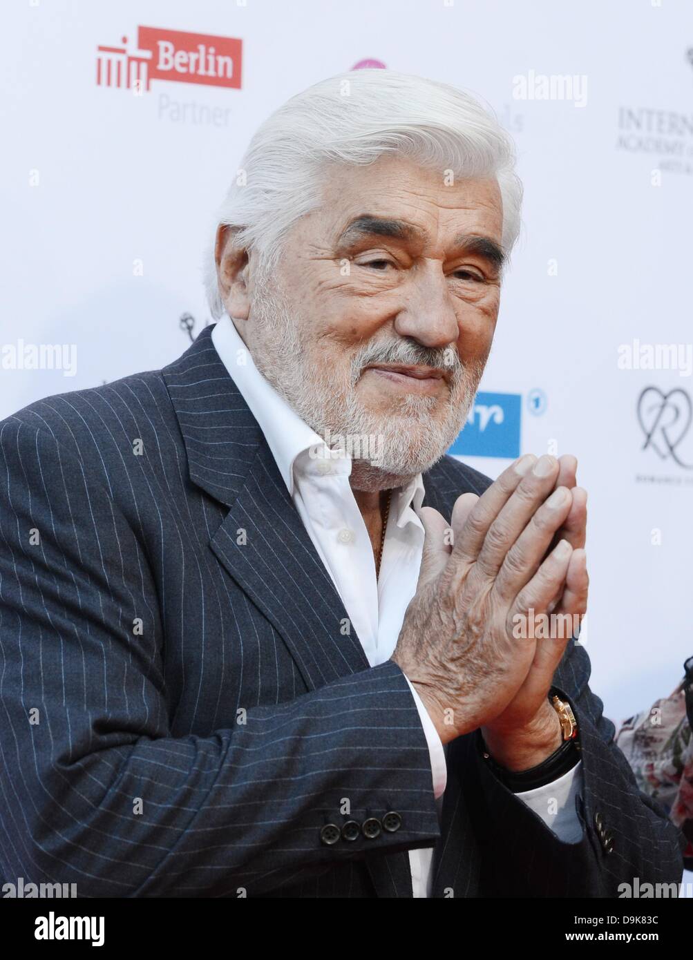 Actor Mario Adorf arrives at a soiree for the preselection of the ...