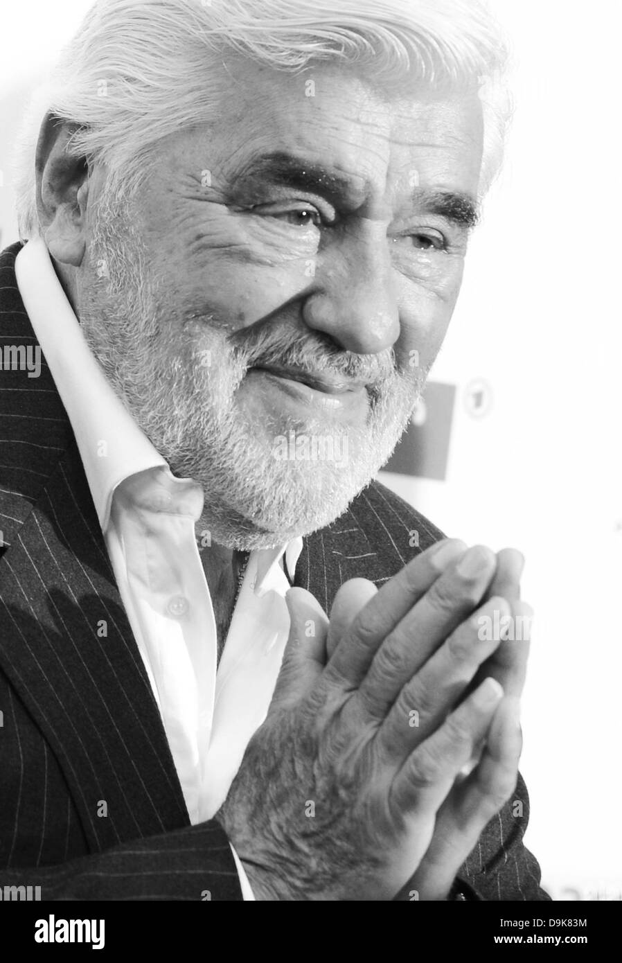 Actor Mario Adorf arrives at a soiree for the preselection of the ...