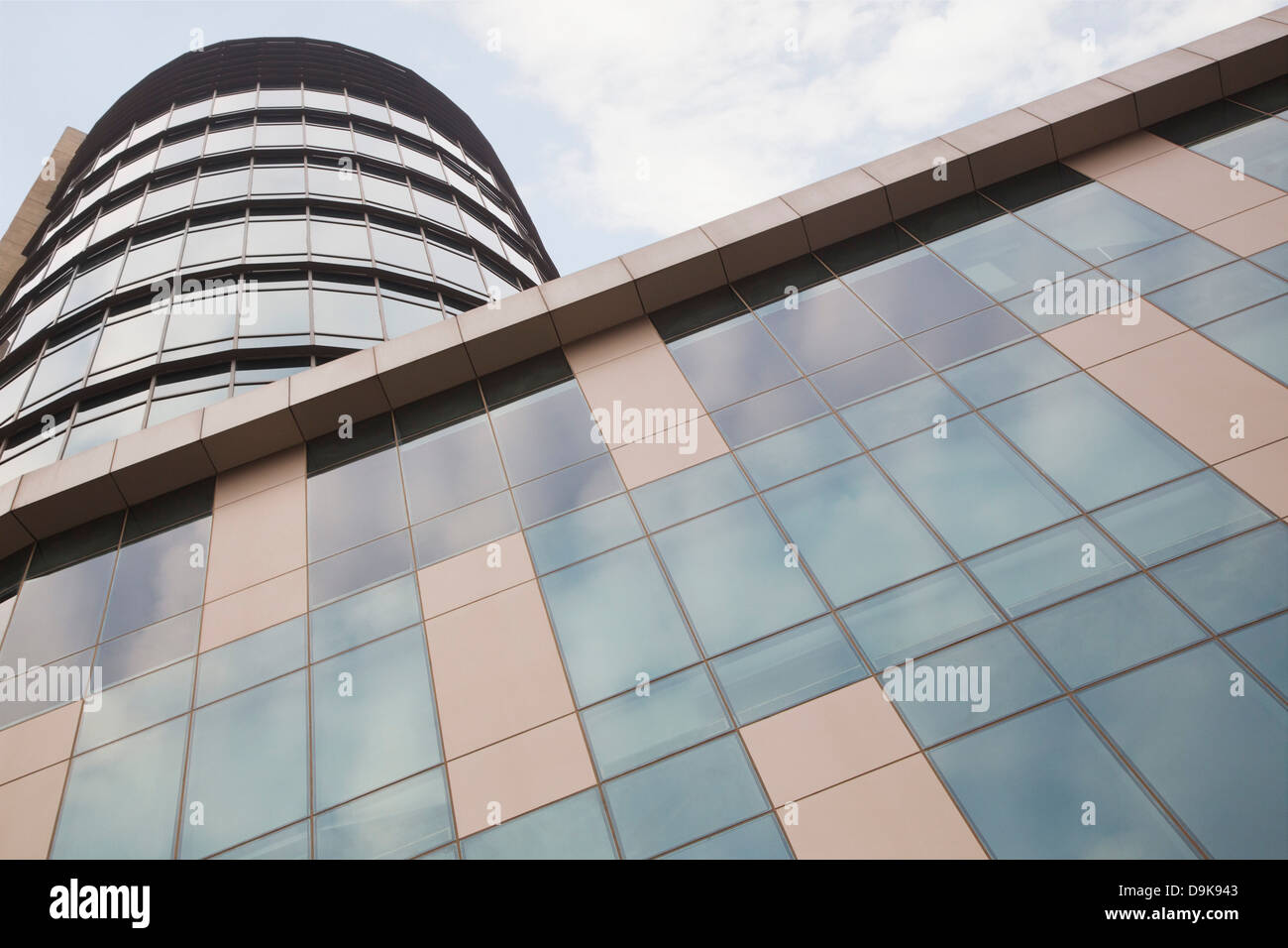 Low angle view of an office building Stock Photo - Alamy