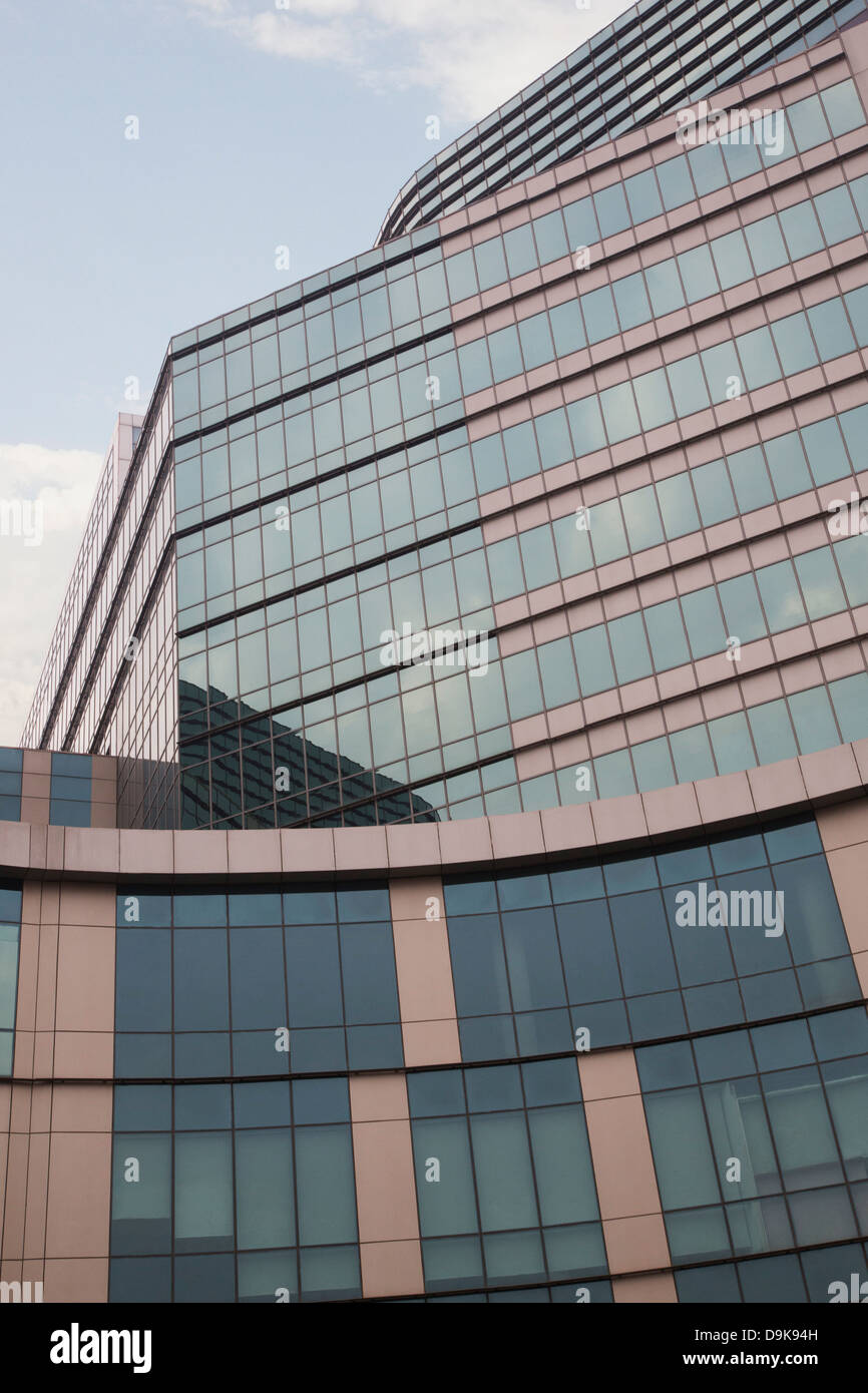 Low angle view of an office building Stock Photo - Alamy