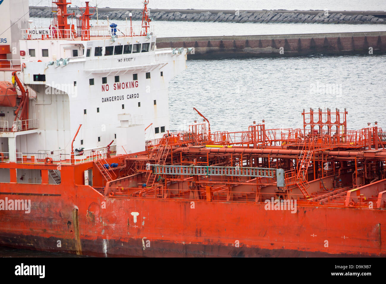An oil tanker importing oil into Amsterdam, Netherlands Stock Photo - Alamy