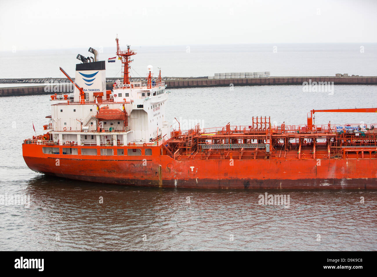 An oil tanker importing oil into Amsterdam, Netherlands Stock Photo - Alamy