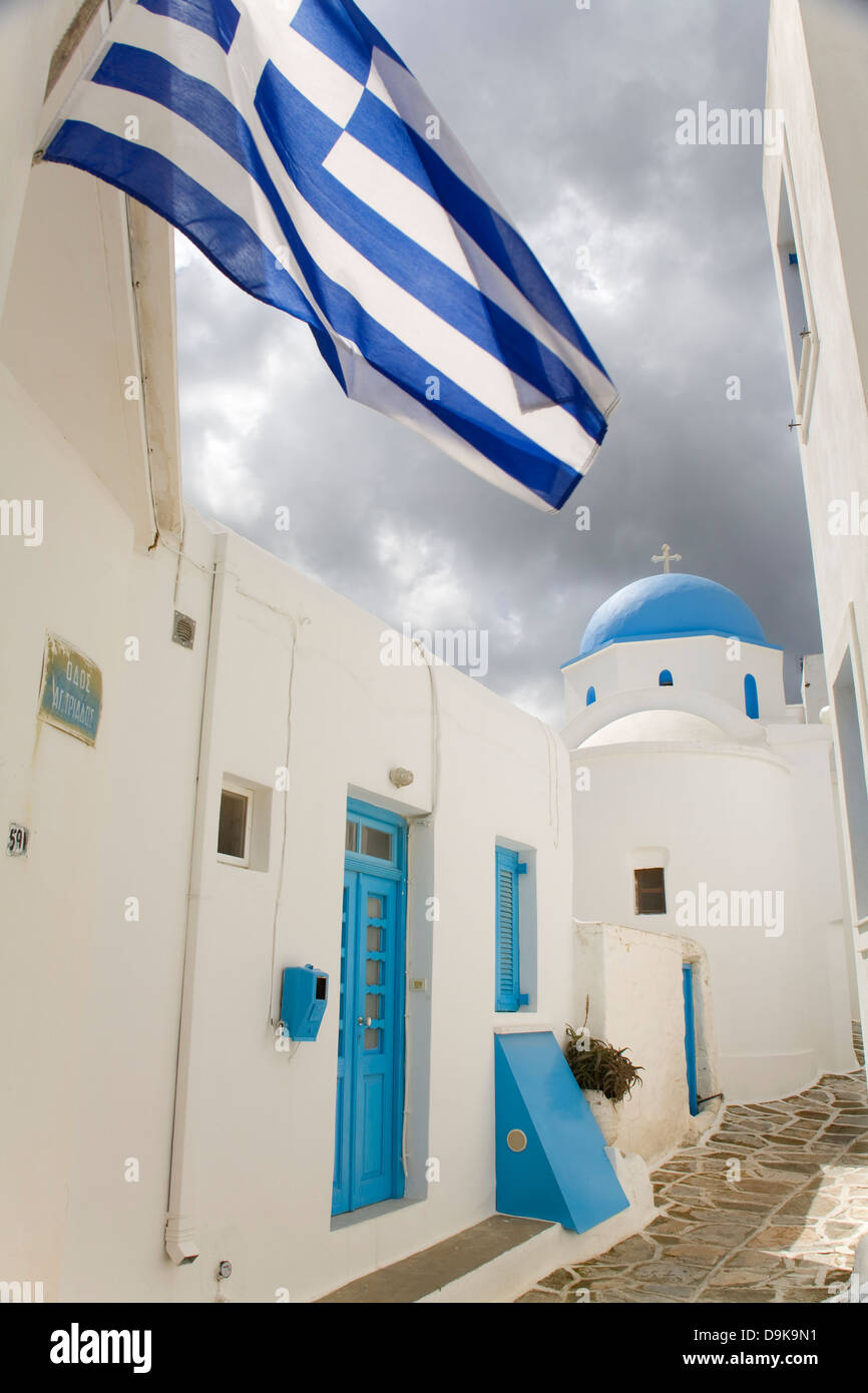 Paros island, Cyclades islands, Aegean Sea, Greece, Europe Stock Photo ...