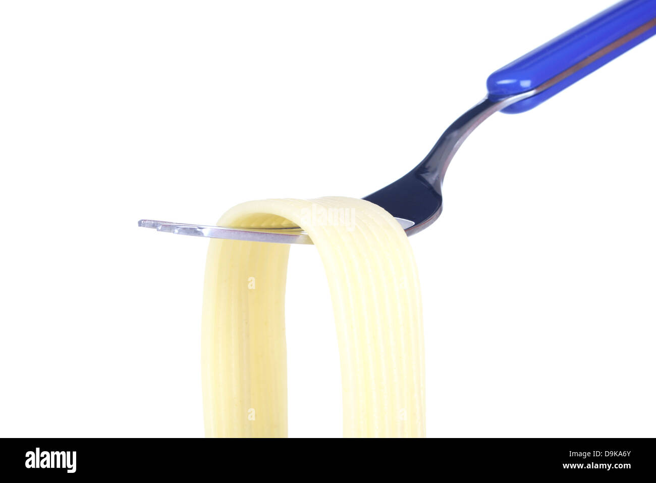 Spaghetti on a fork Stock Photo - Alamy