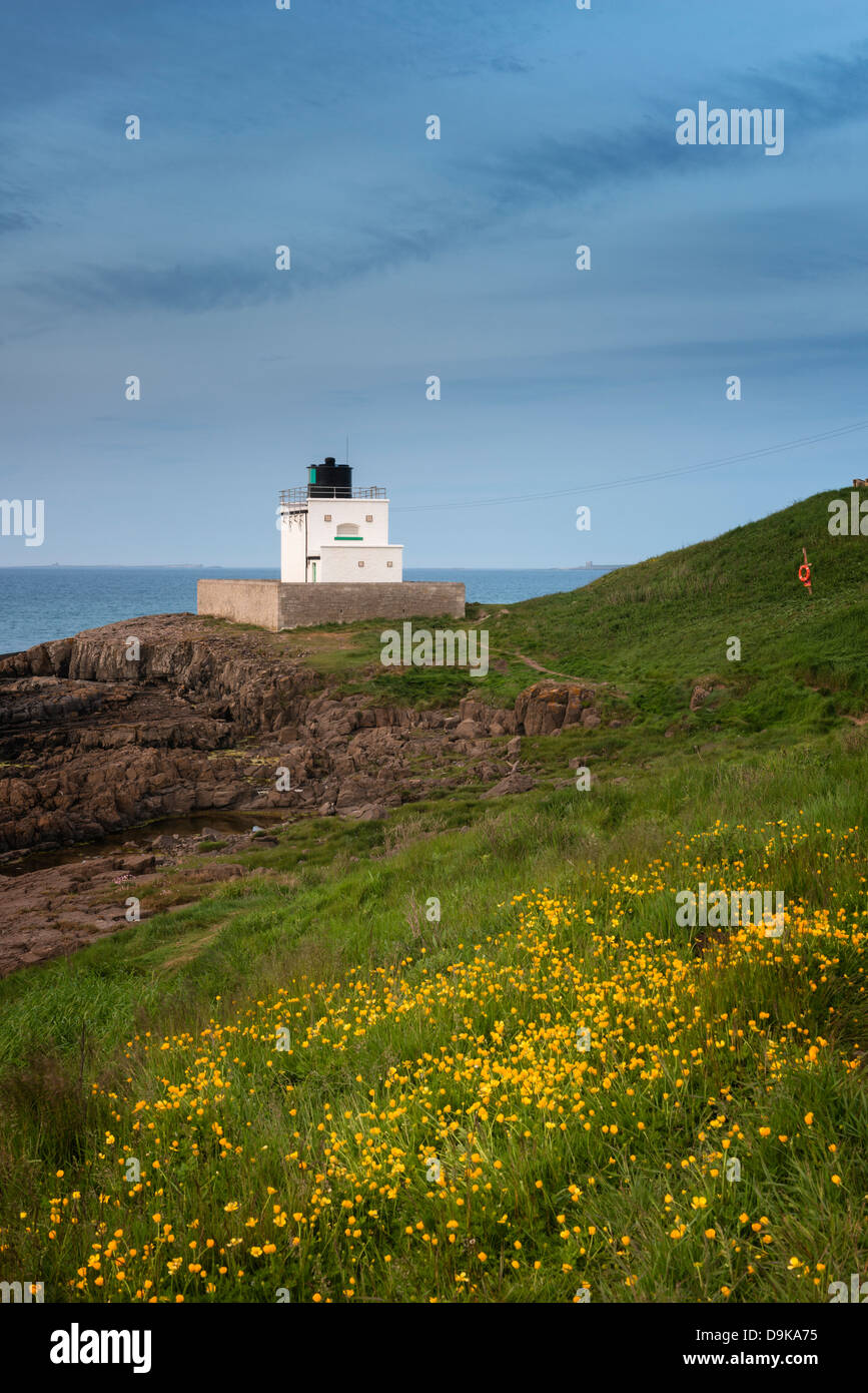 Lighthouse at Harkness Rocks Stock Photo - Alamy