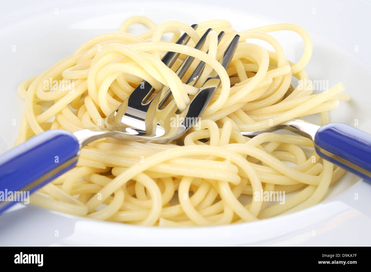 Plate with spaghetti Stock Photo - Alamy
