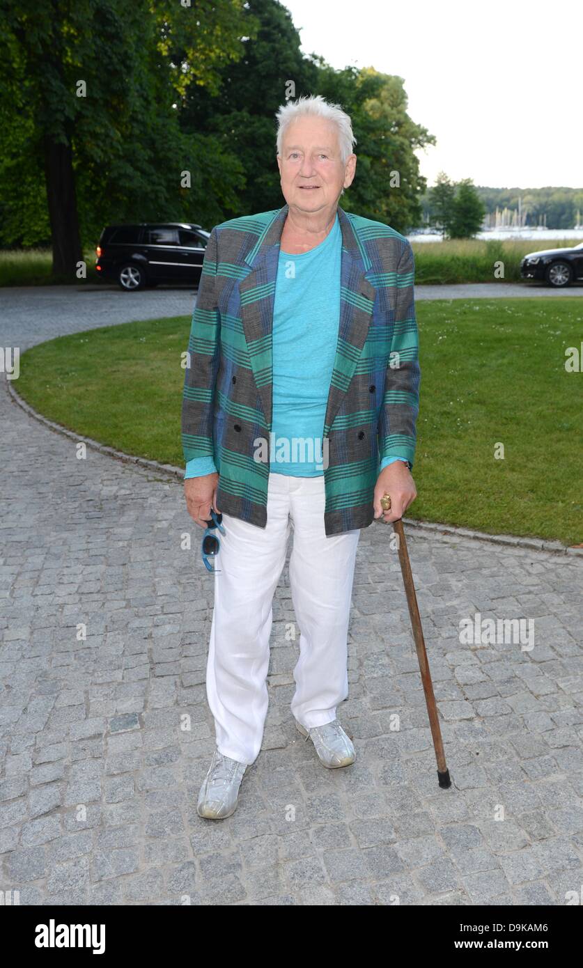 Director Wolf Gremm arrives at a soiree for the preselection of the ...