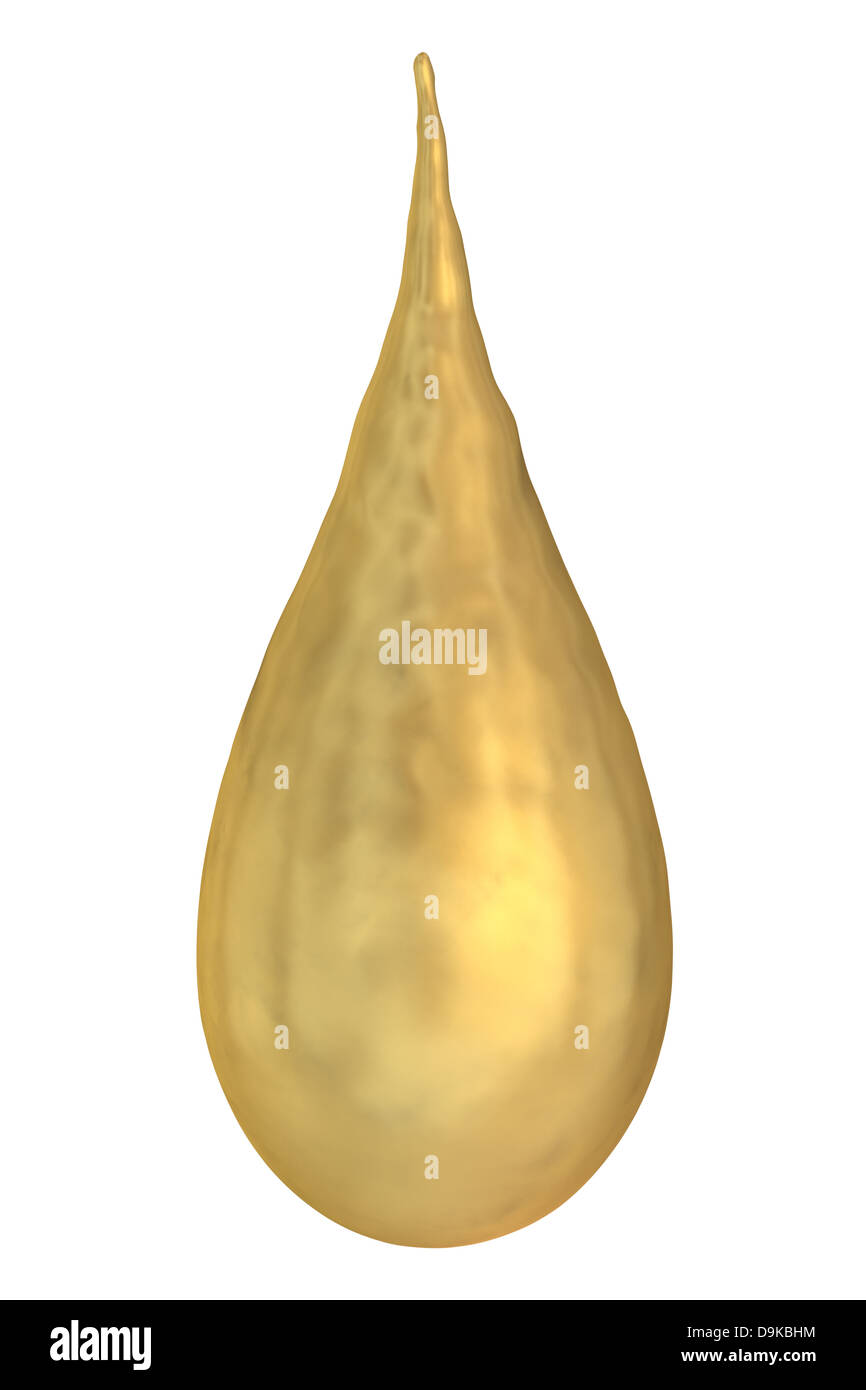 droplet of gold Stock Photo - Alamy