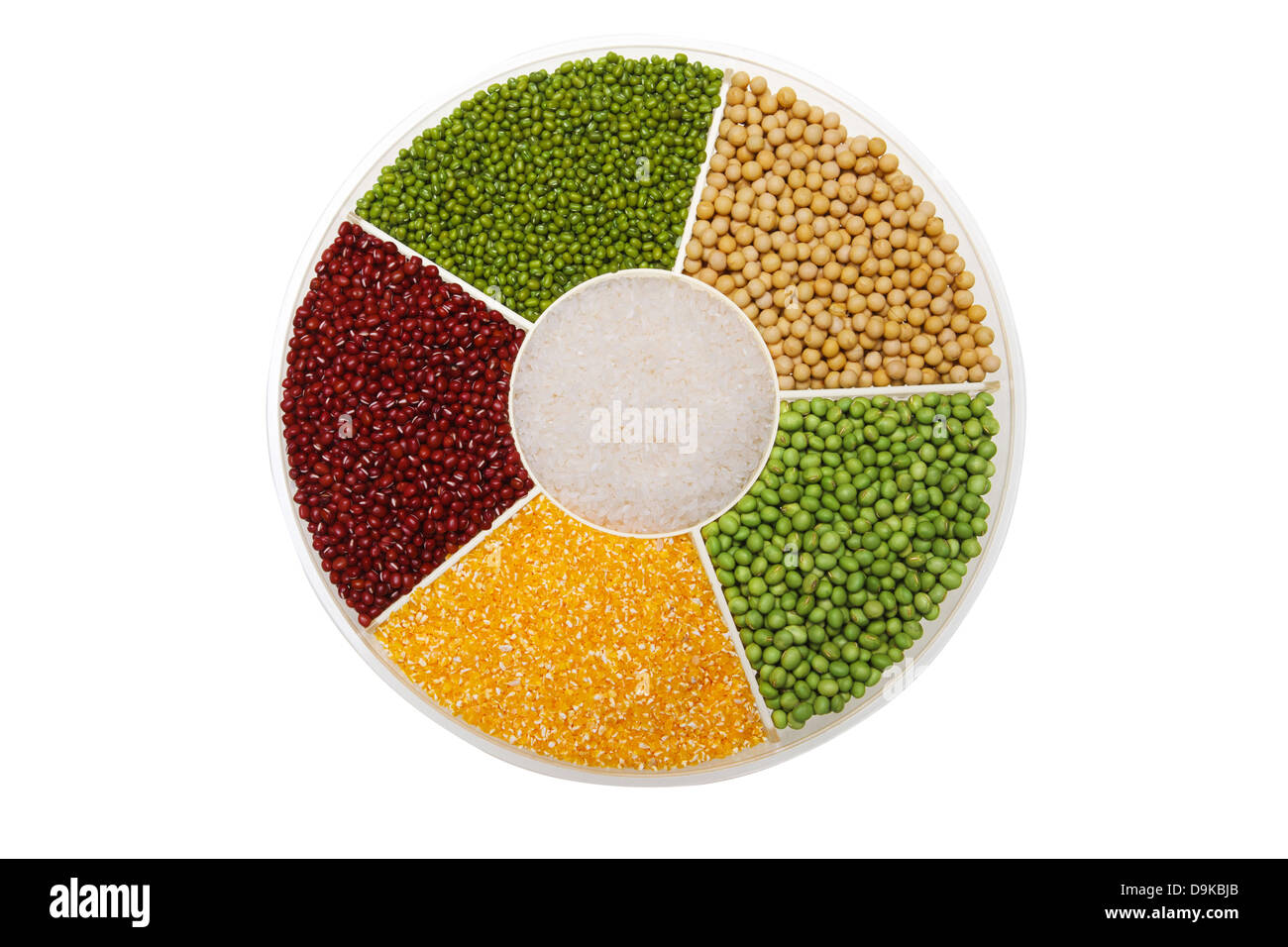 Red bean,mung bean,rice and soybean Stock Photo - Alamy