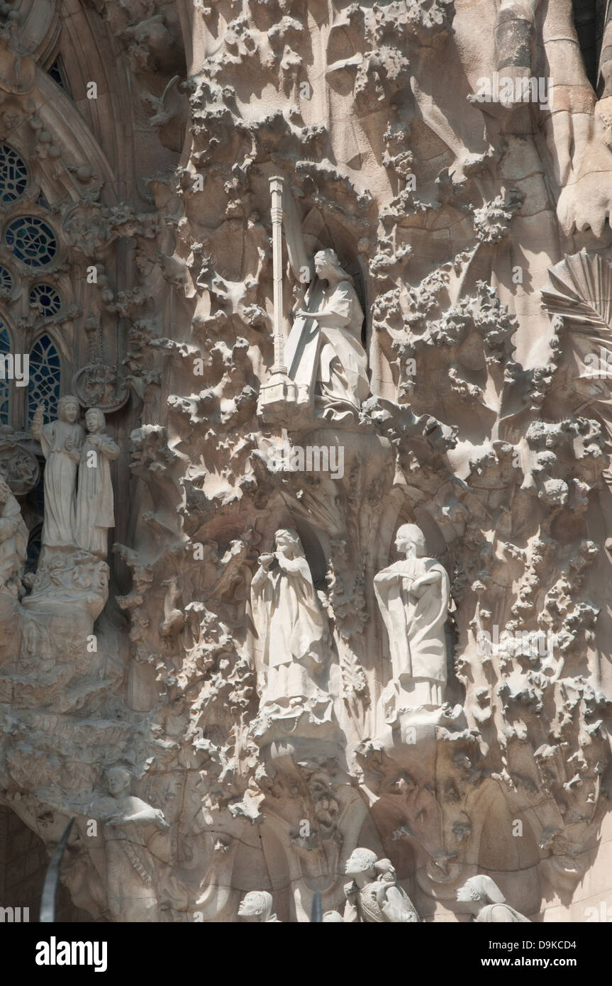 Sagrada Familia (Holy Family) church in Barcelona, the main project of ...