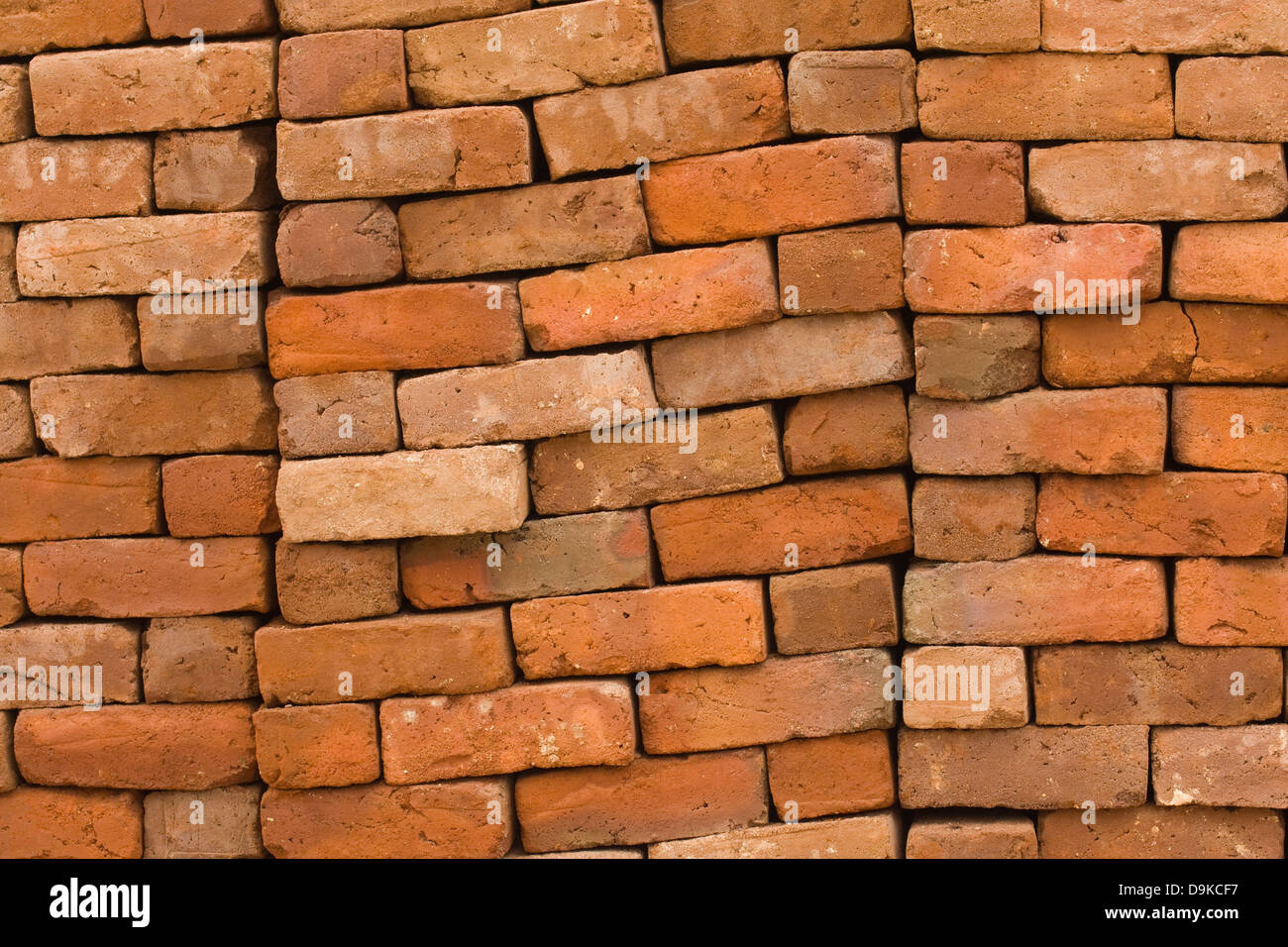 Asia, India, Tamil Nadu, Kanchipuram, piled red bricks Stock Photo - Alamy