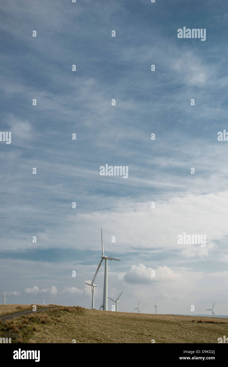 Carno wind farm, Powys, Mid Wales, UK Stock Photo - Alamy