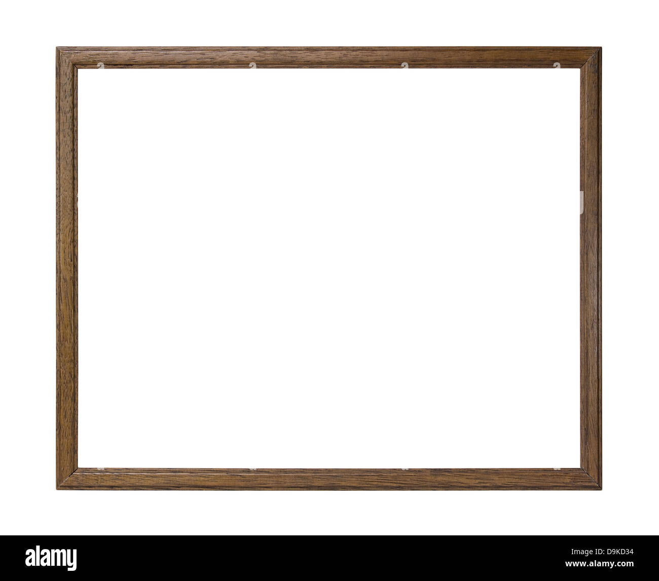 Old frame isolated wooden Cut Out Stock Images & Pictures - Alamy