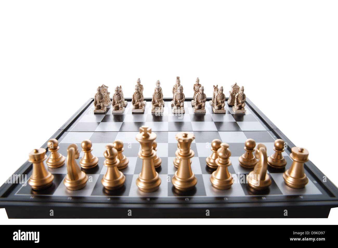 Chess isolated on white Stock Photo - Alamy