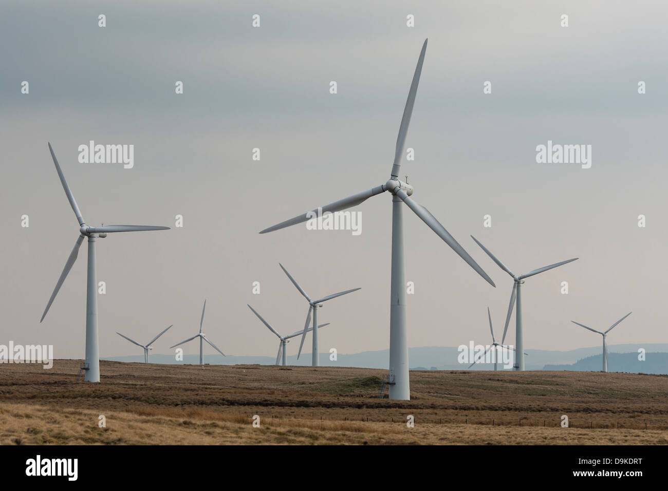 Carno 2 wind farm, Powys, Mid Wales, UK Stock Photo - Alamy
