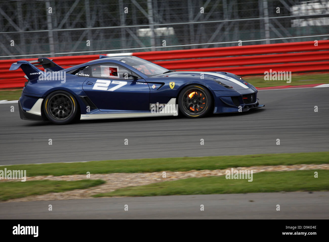 F1 Ferrari Front Blue