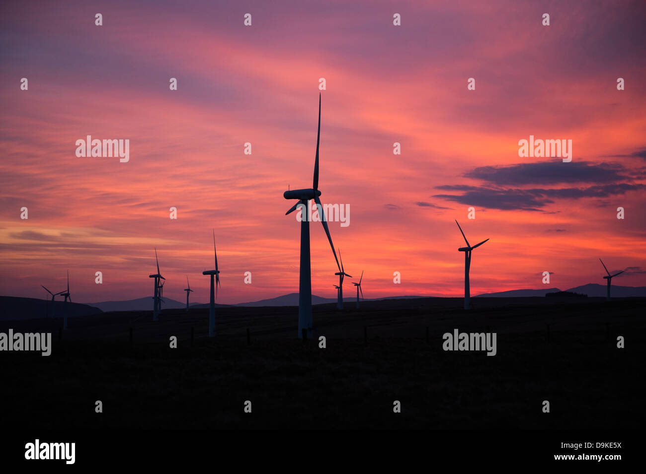 Carno windfarm hi-res stock photography and images - Alamy