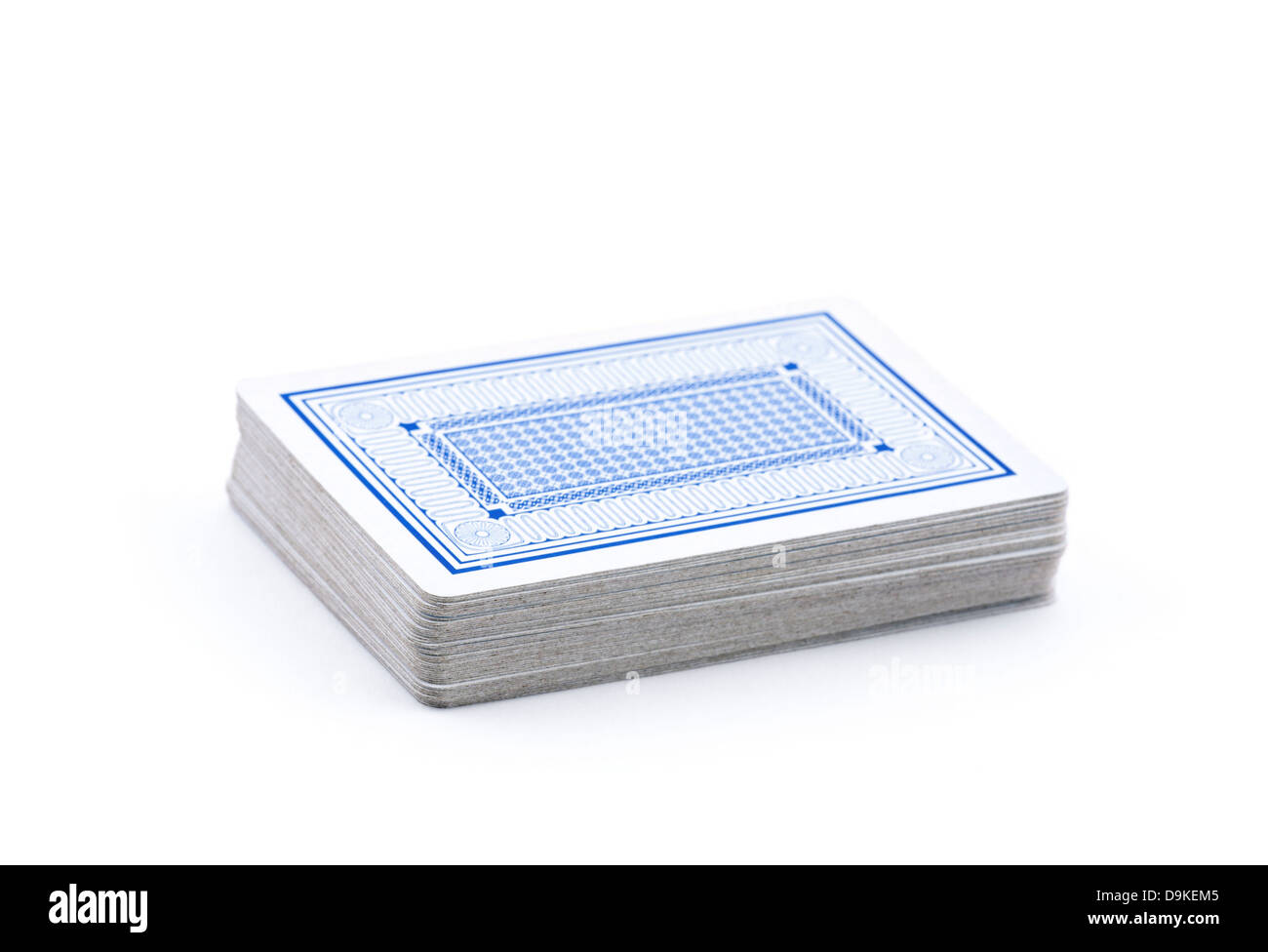 Deck of playing cards with soft shadow Stock Photo - Alamy