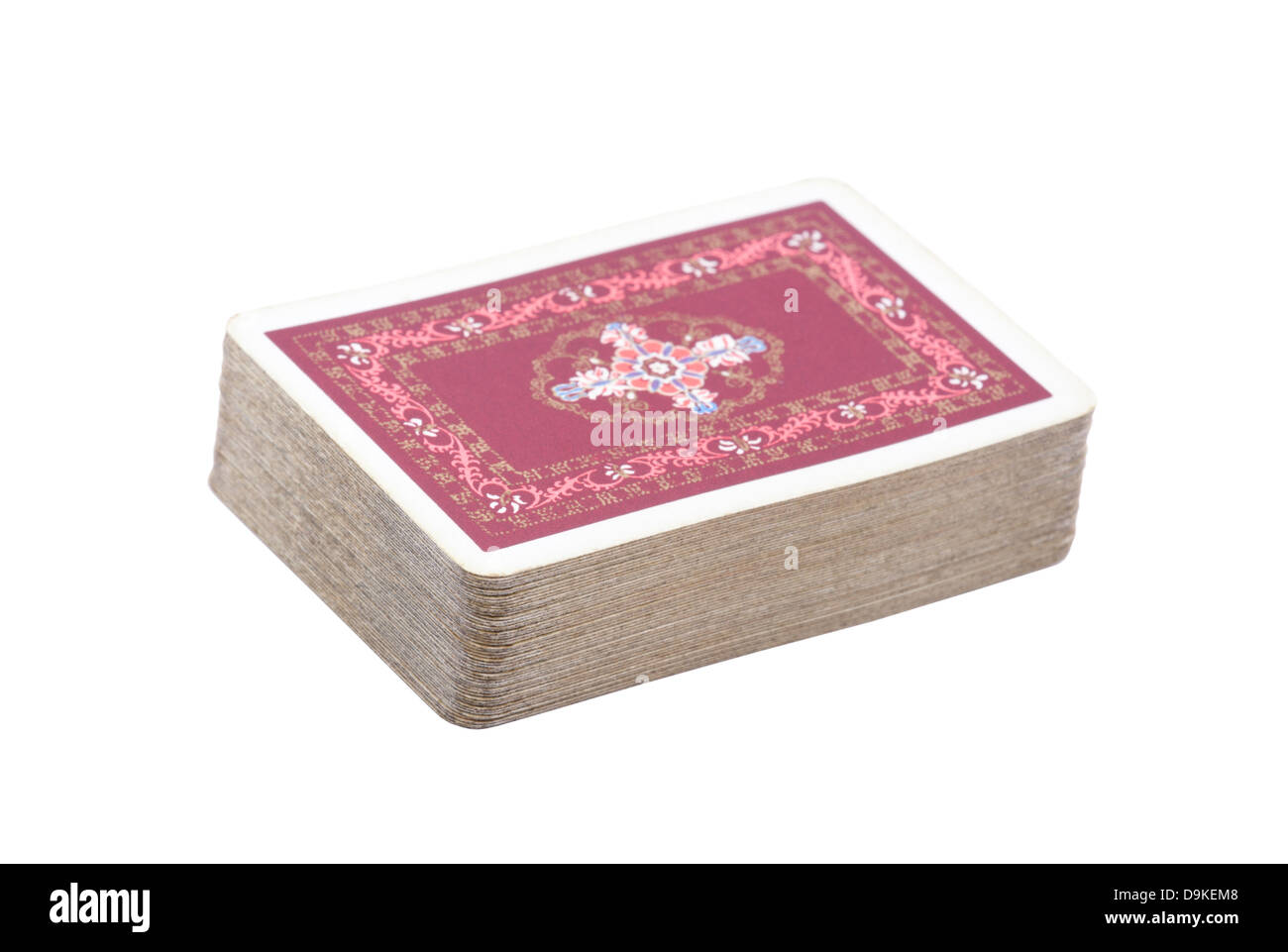 Deck of playing cards with clipping path Stock Photo - Alamy