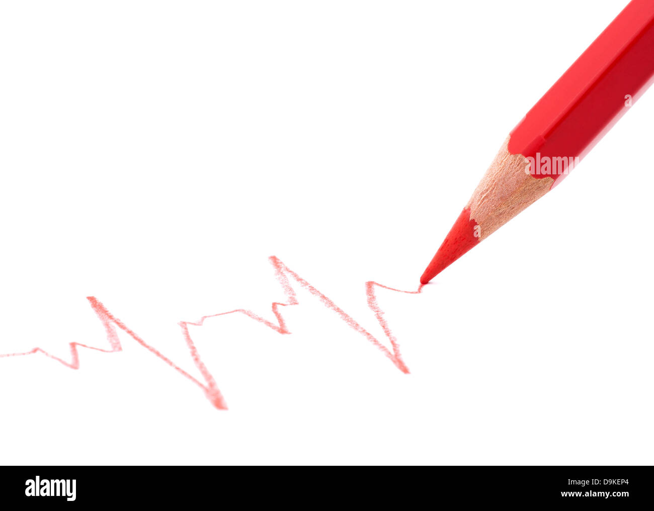 Drawing heart beat Stock Photo - Alamy