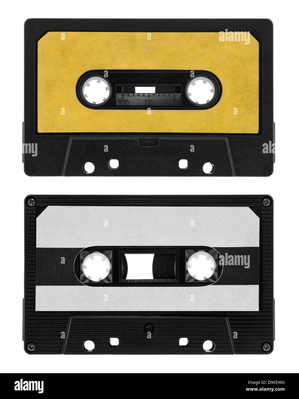 Old black audio cassette Cut Out Stock Images & Pictures - Alamy