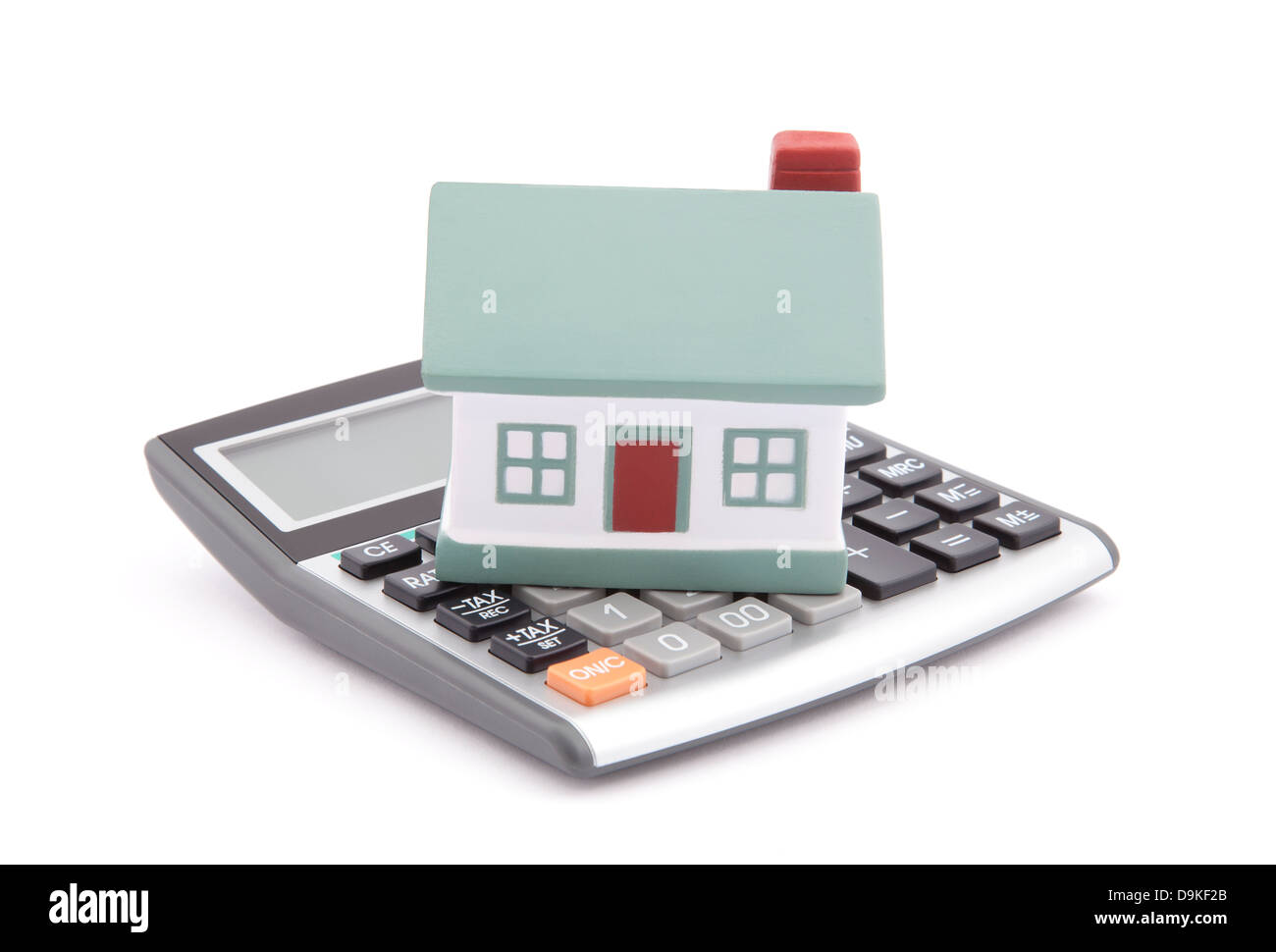 Buying house calculator Cut Out Stock Images & Pictures - Alamy