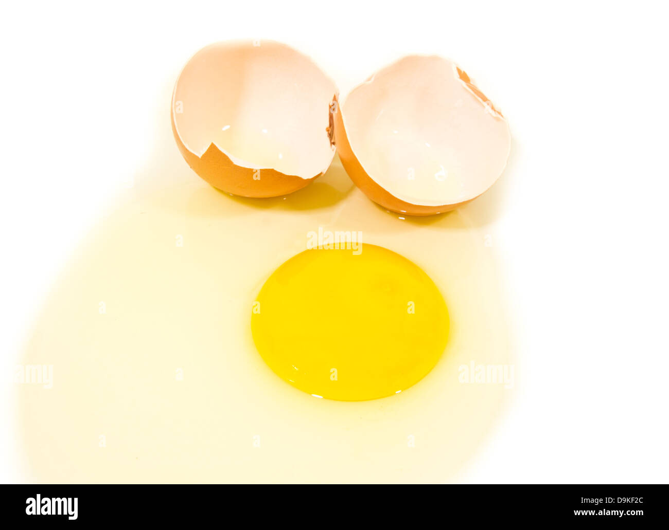 The closeup of egg isolated on white background Stock Photo - Alamy