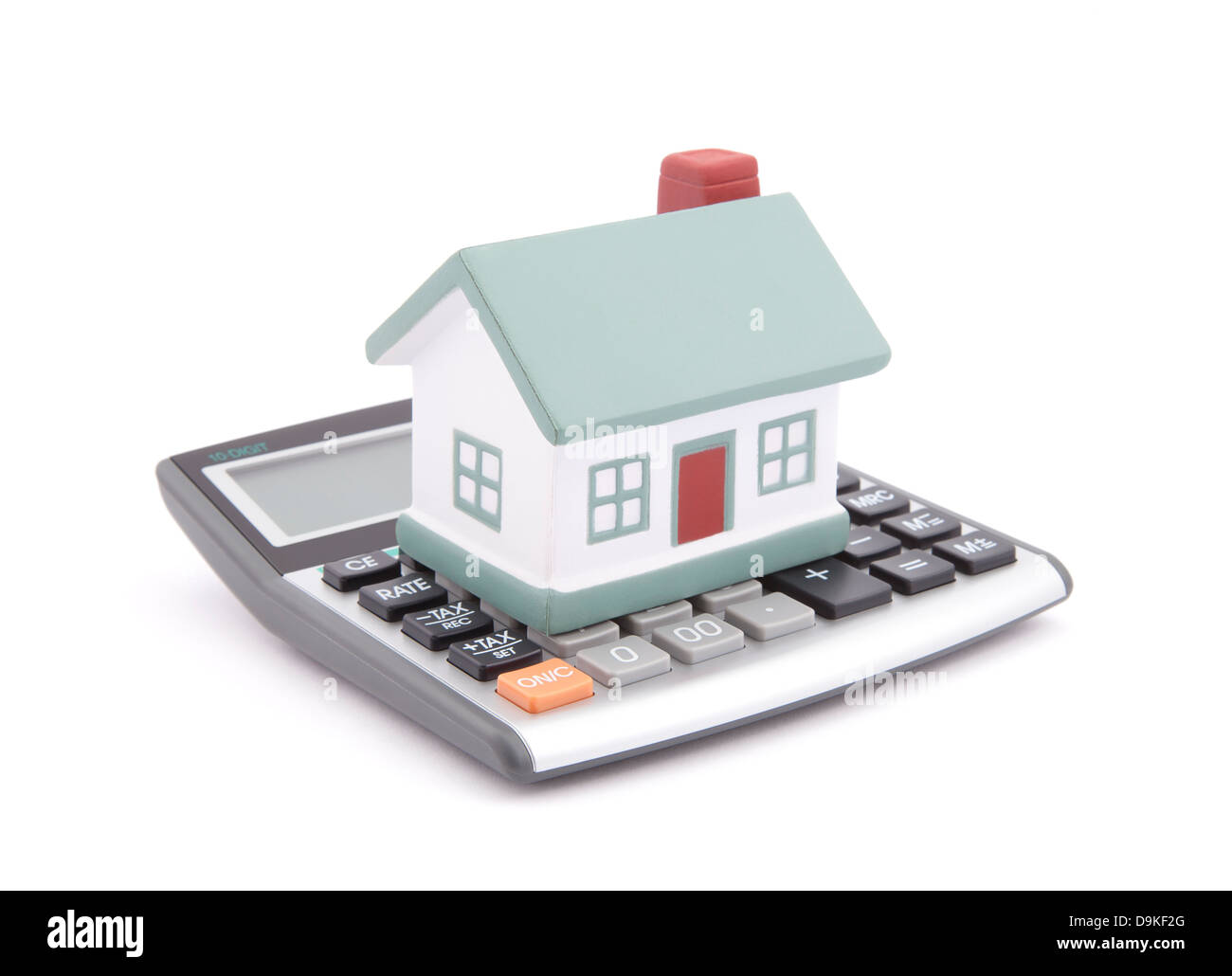 Buying house calculator Cut Out Stock Images & Pictures - Alamy