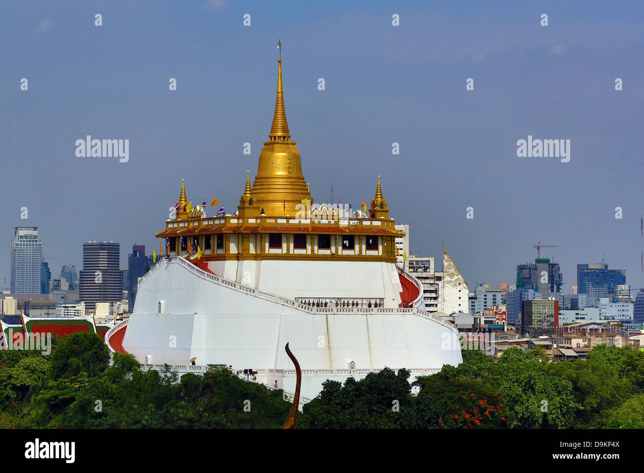 Golden Mount, Wat Saket Temple, Bangkok, Thailand Stock Photo - Alamy