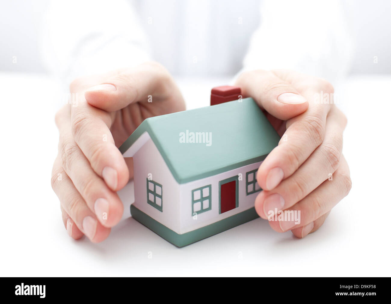 Protecting house structure Cut Out Stock Images & Pictures - Alamy