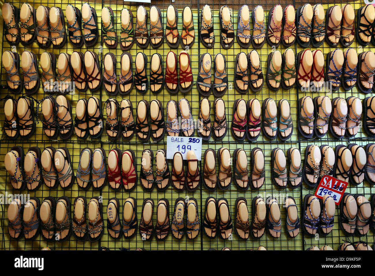 Bangkok thailand chatuchak market shoes hi-res stock photography and ...