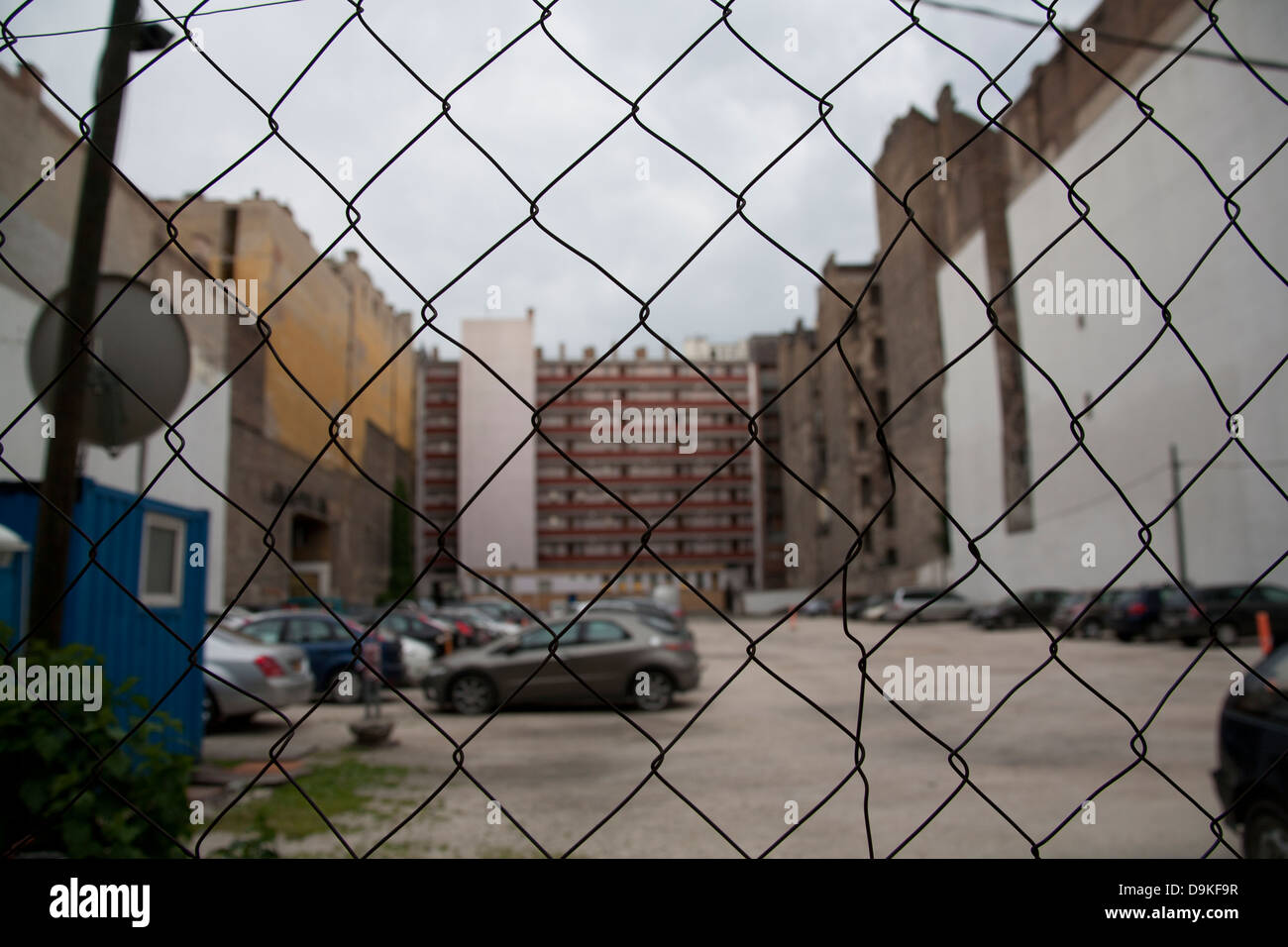 Soviet era buildings and car park in Budapest, Hungary Stock Photo - Alamy