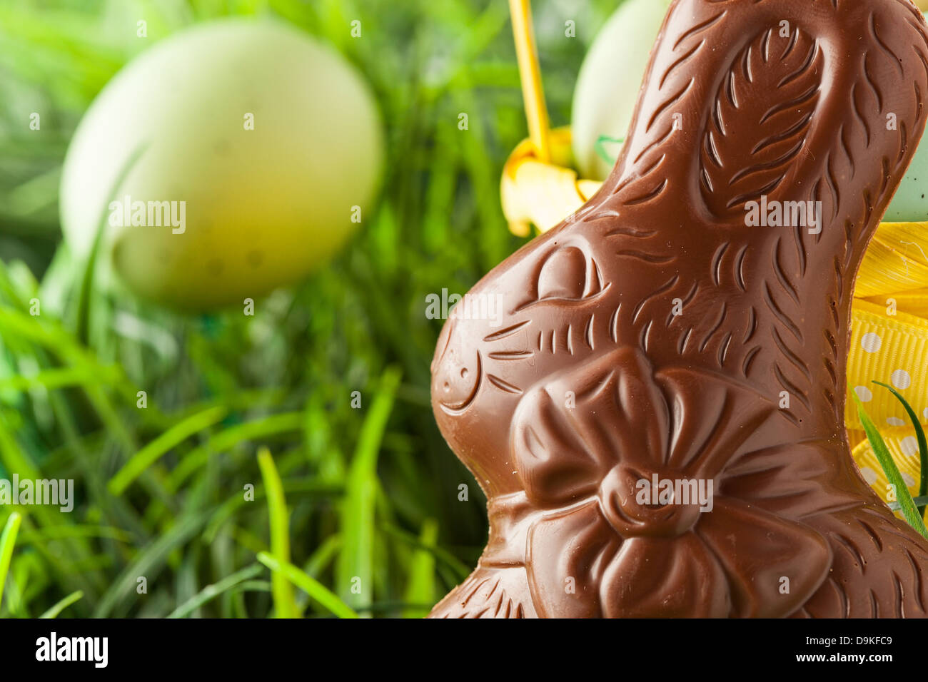 Bright pink chocolate easter hi-res stock photography and images - Alamy
