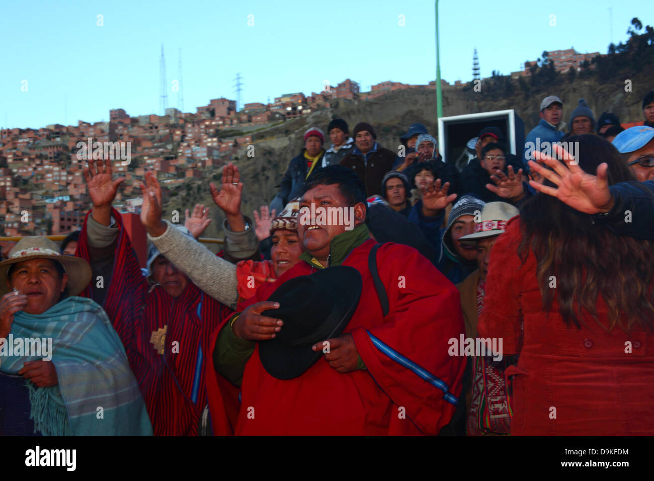 Indigenous aymara leader hi-res stock photography and images - Alamy