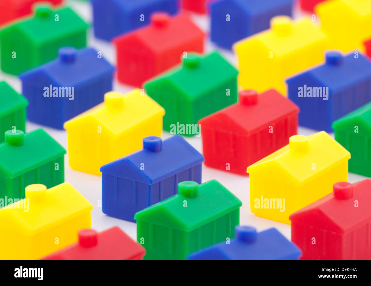 Colorful toy houses Stock Photo - Alamy