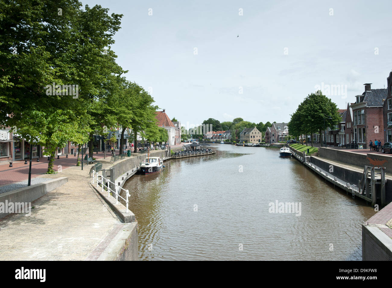 old city of dokkum in friesland the netherlands Stock Photo - Alamy