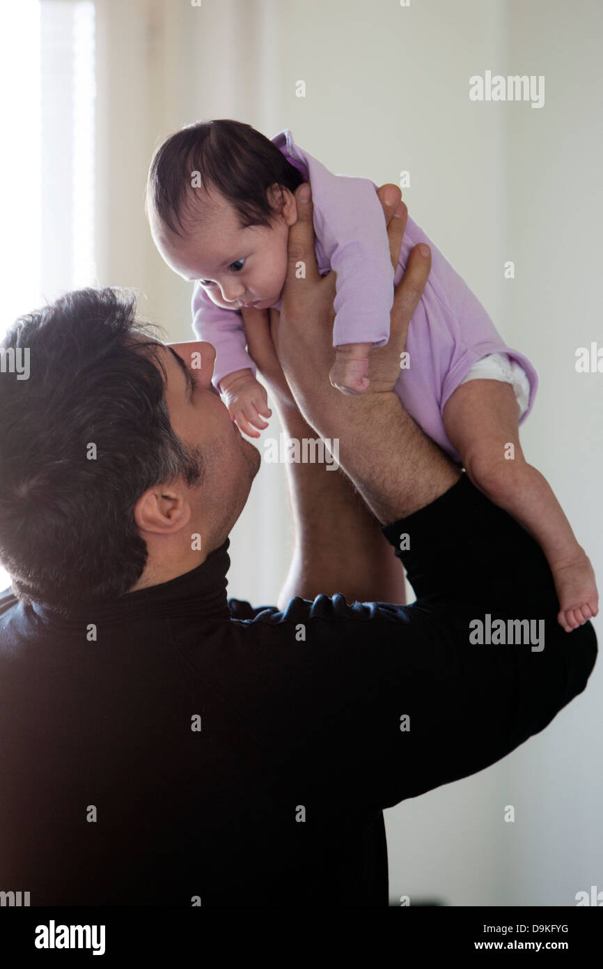 father and newborn baby girl Stock Photo - Alamy