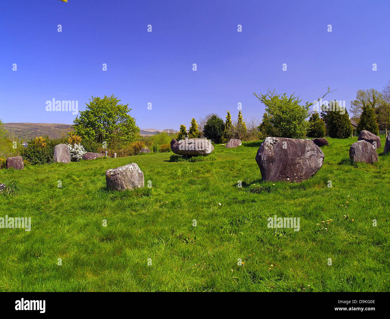 Kenmare stone circle,Ring of Kerry,Ireland Stock Photo - Alamy