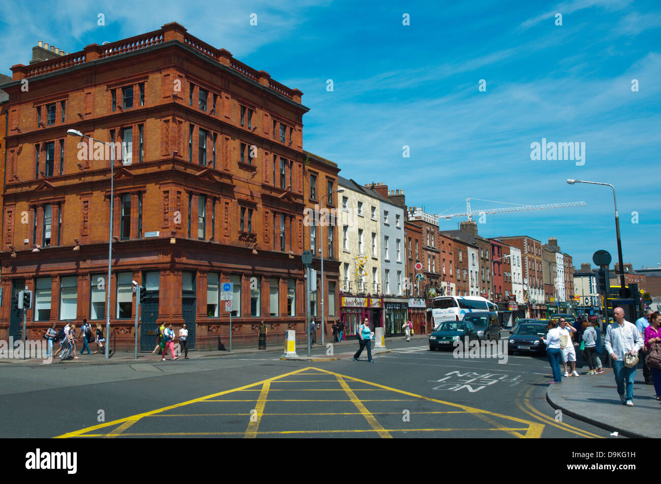Corner of Parnell Street and O'Connell street upper central Dublin ...