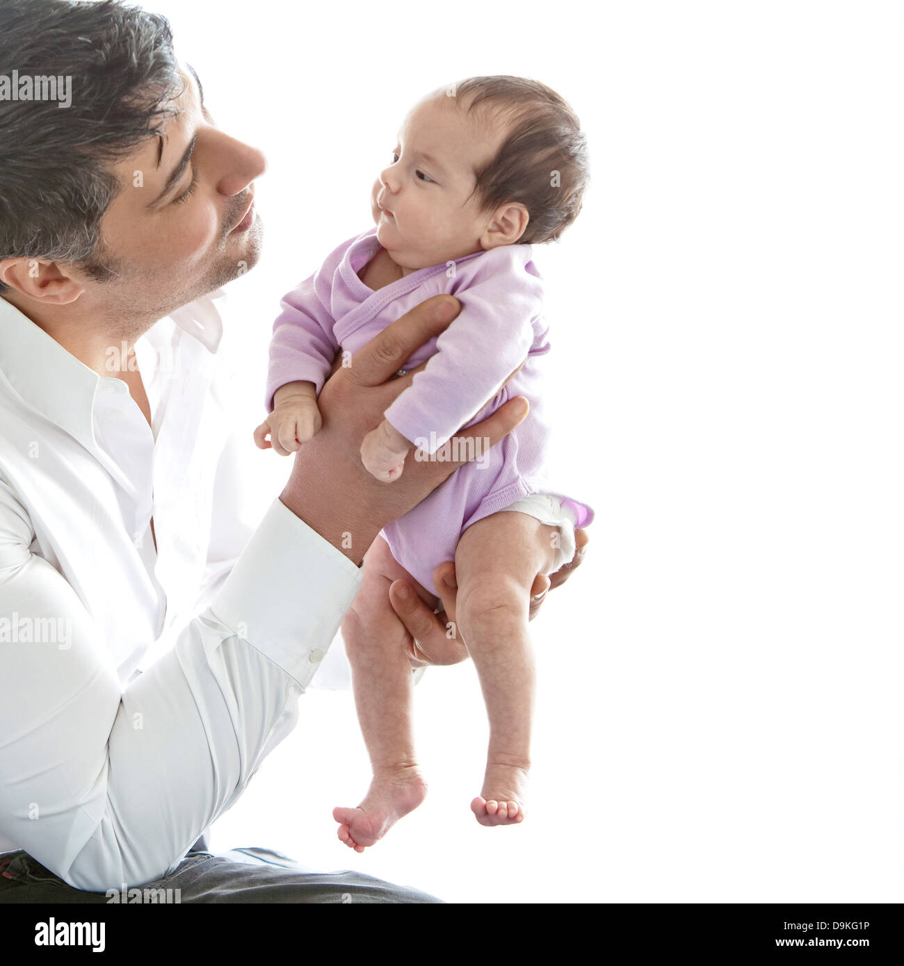 father and newborn baby girl Stock Photo - Alamy