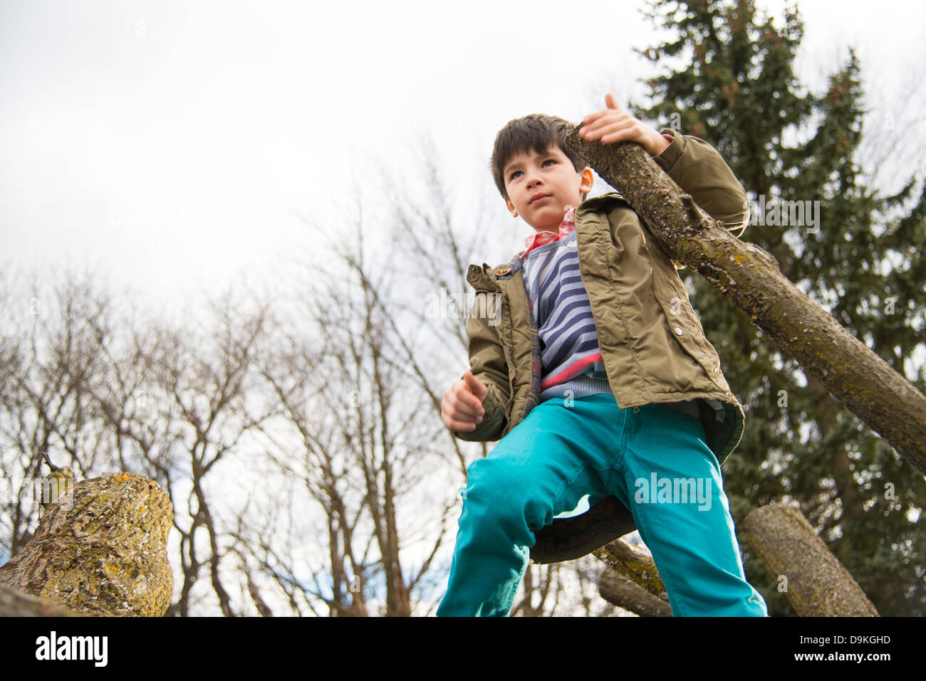 Boy at playground hi-res stock photography and images - Alamy