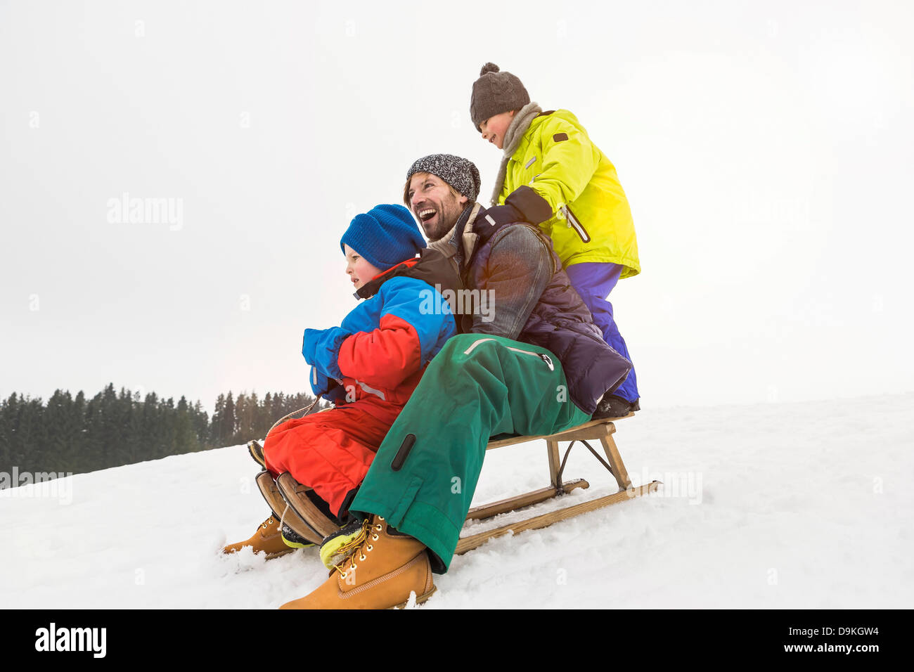 Toboggan man hi-res stock photography and images - Alamy
